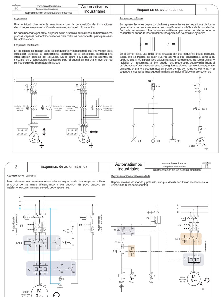 F Esquemas Automatismos | PDF