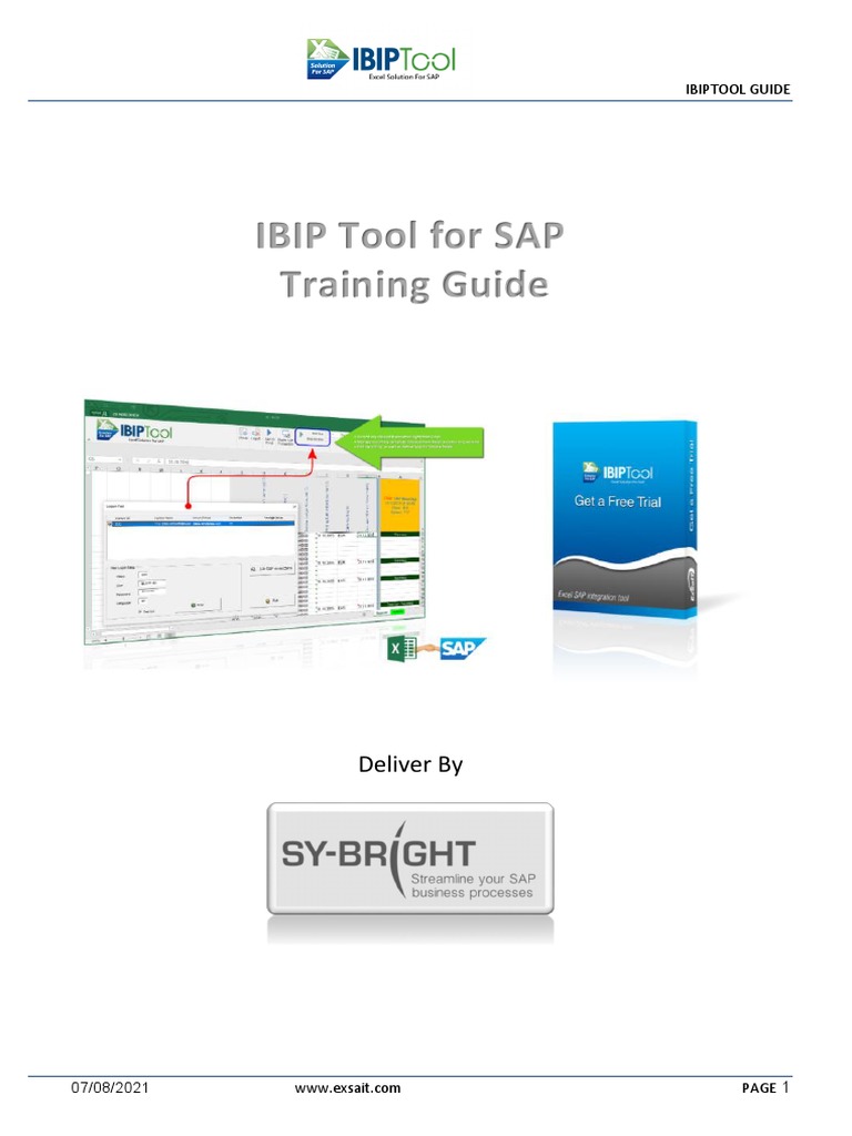 IBIP Tool For SAP Training Guide: Deliver by | PDF | Microsoft Excel ...