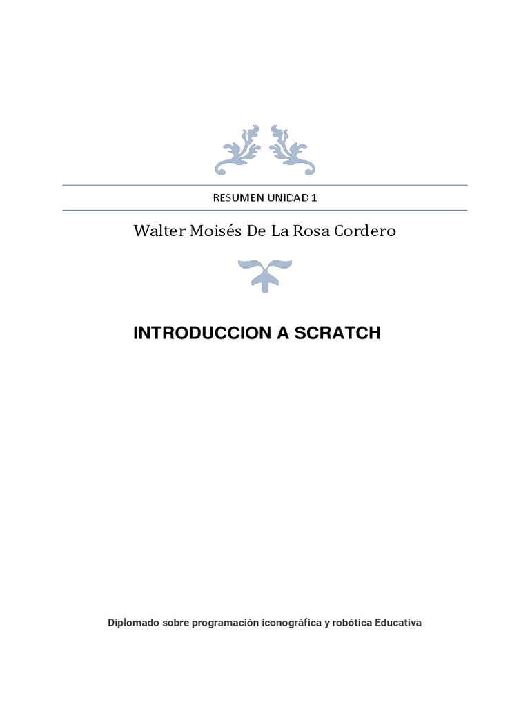 Tarea 1-Módulo 1 | PDF | Programación de computadoras | Scratch (lenguaje de programación)