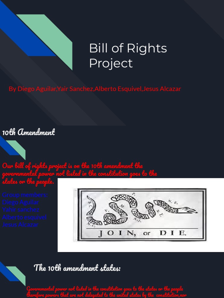 Bill of Rights Project | PDF | United States Bill Of Rights | Tenth ...