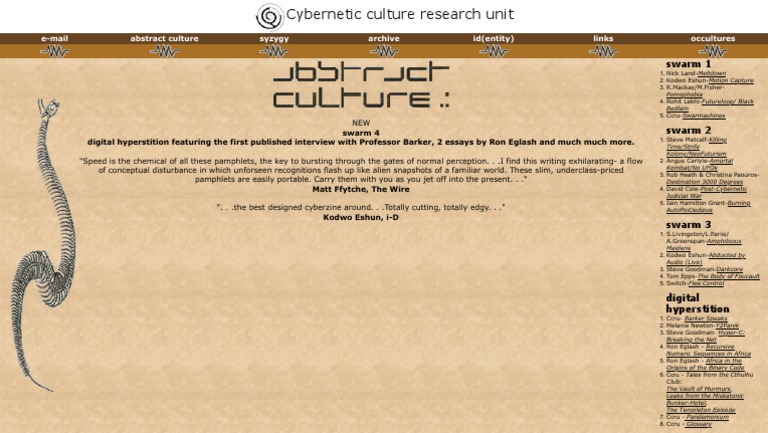 Ccru - Abstract Culture | PDF