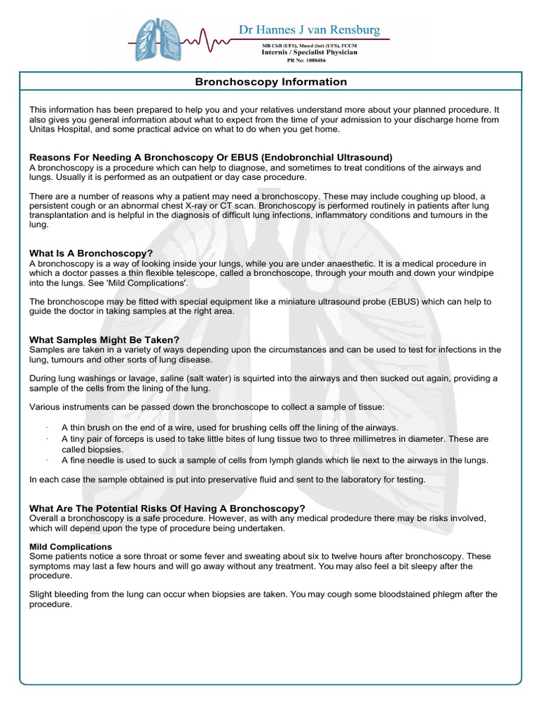 Understanding Bronchoscopy: A Comprehensive Guide to Bronchoscopy ...