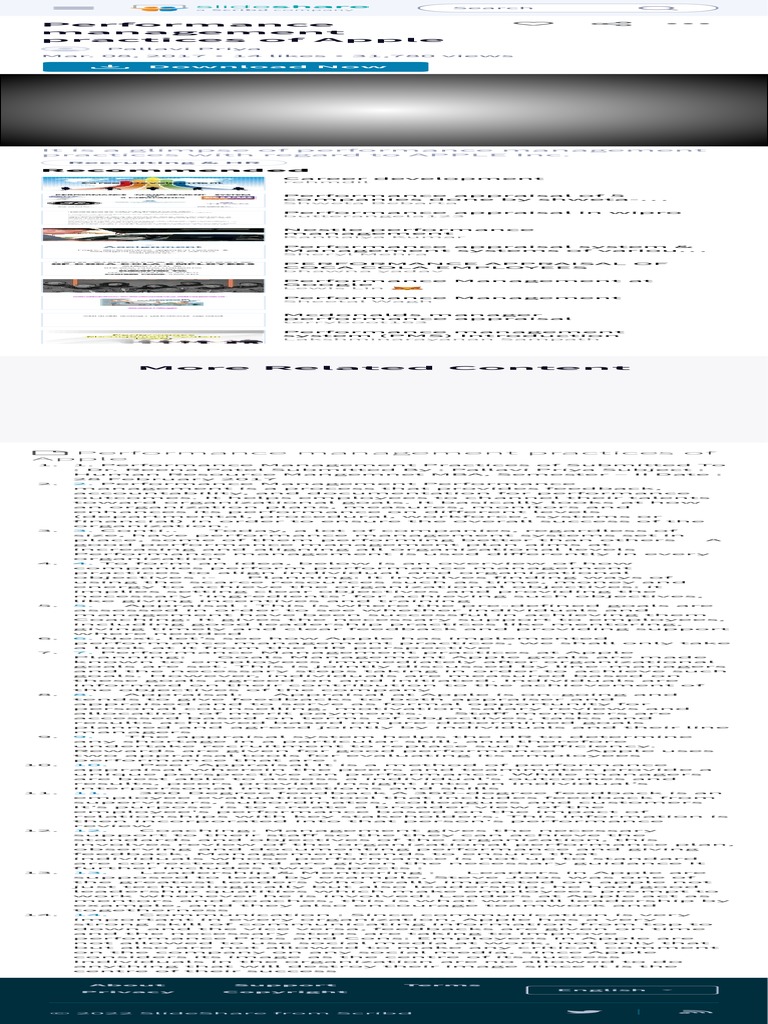 Performance Management Practices of Apple | PDF | Leadership ...
