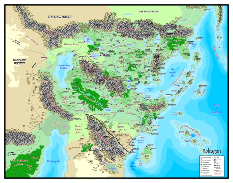Alt Rokugon Map Poster | PDF | Earth Sciences