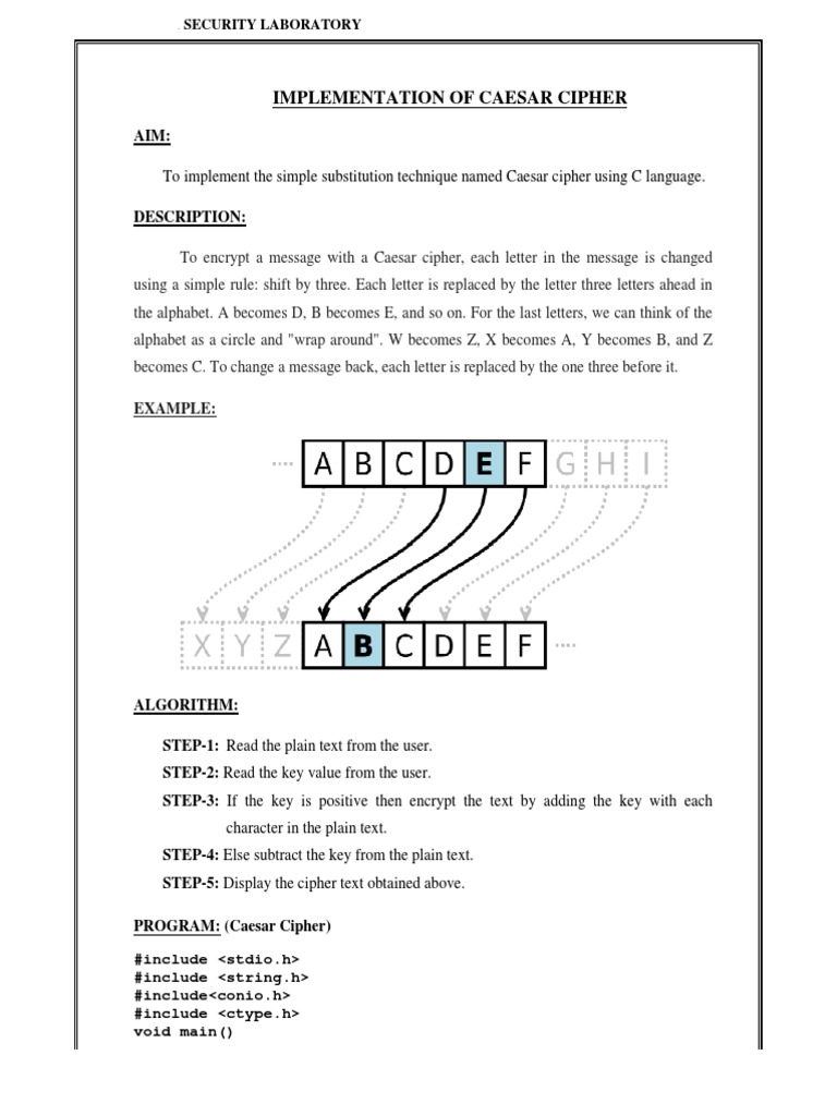 Cyber Security Lab Manual | PDF | Key (Cryptography) | Encryption Cyber Security Lab Manual | PDF | Key (Cryptography) | Encryption