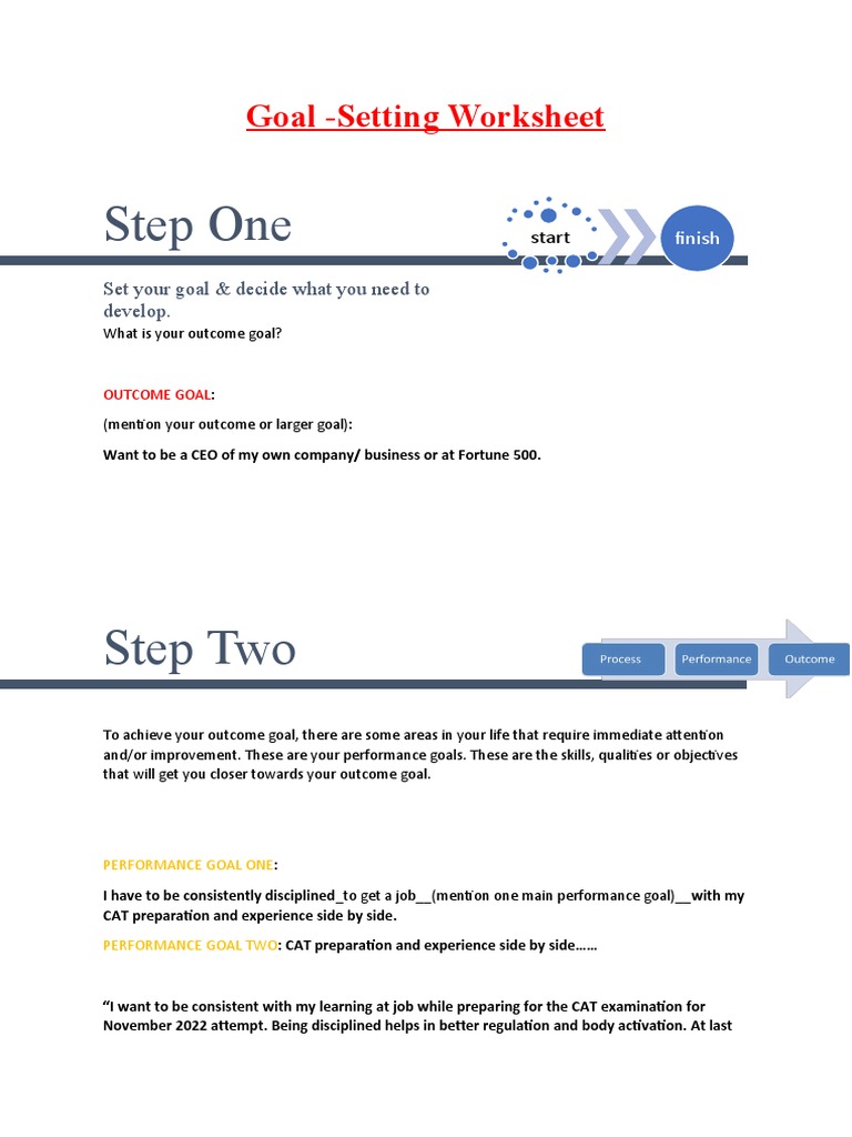 Mid Term - Goal Setting | PDF | Goal | Cognitive Science
