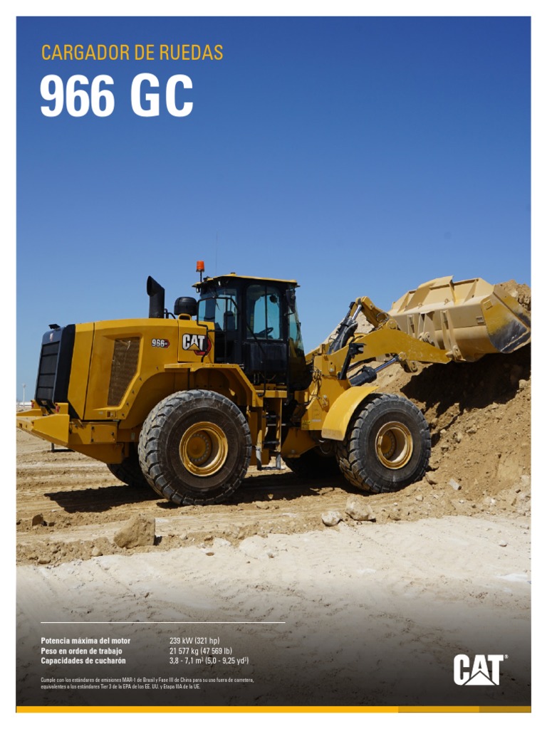 966GC Catalogo | PDF | Transmisión (Mecánica) | Embrague