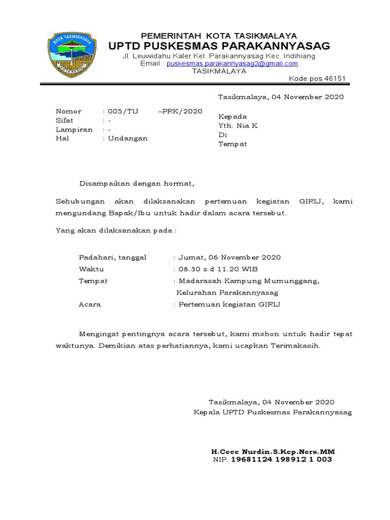 Undangan Girij Semua | PDF