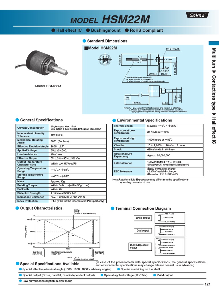 E HSM22M | PDF | Electrical Engineering | Manufactured Goods