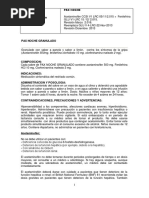 Ficha Tecnica Percof Jarabe | PDF | Medicamentos con receta | Alergia