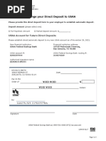 Sutton Bank Direct Deposit Form | PDF