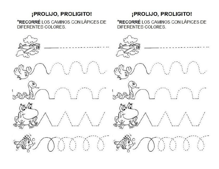 prolijo prolijito grafomotricidad | PDF