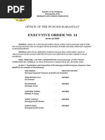 Executive Order No. 017 S. 2022 - ORGANIZING THE BARANGAY HEALTH ...