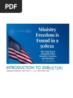 How To Start A 508 (C) (1) (A) Church | PDF | 501(C) Organization ...