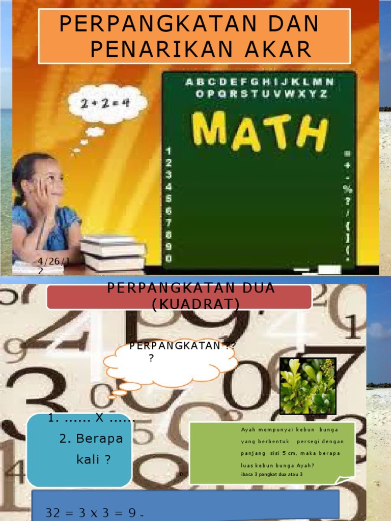 Dokumen - Tips - PPT Perpangkatan Dan Penarikan Akar | PDF