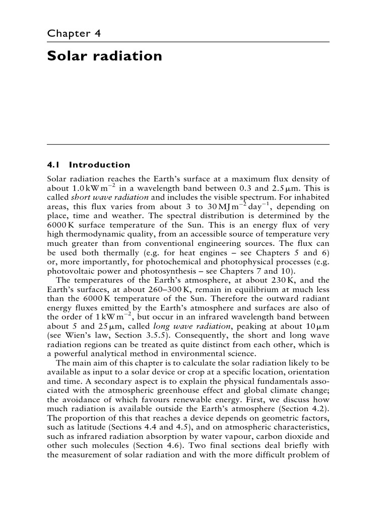 Solar Radiation | PDF | Greenhouse Gas | Atmosphere Of Earth