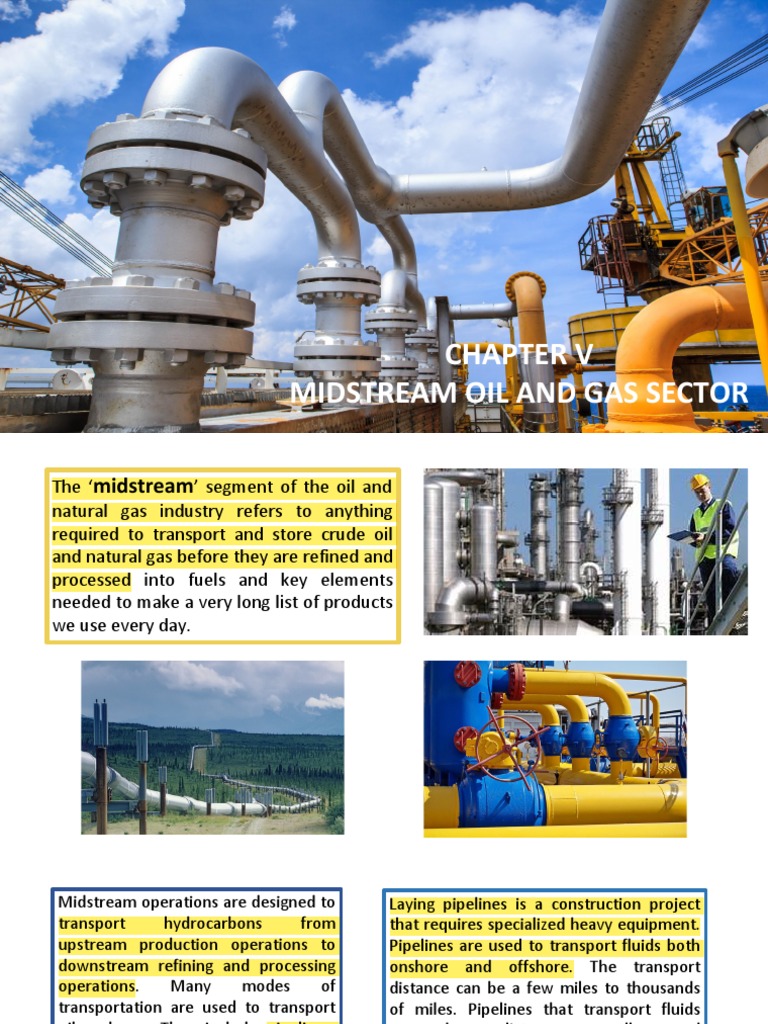 CHAPTER V - Midstream Oil and Gas Sector | PDF | Pipeline Transport ...