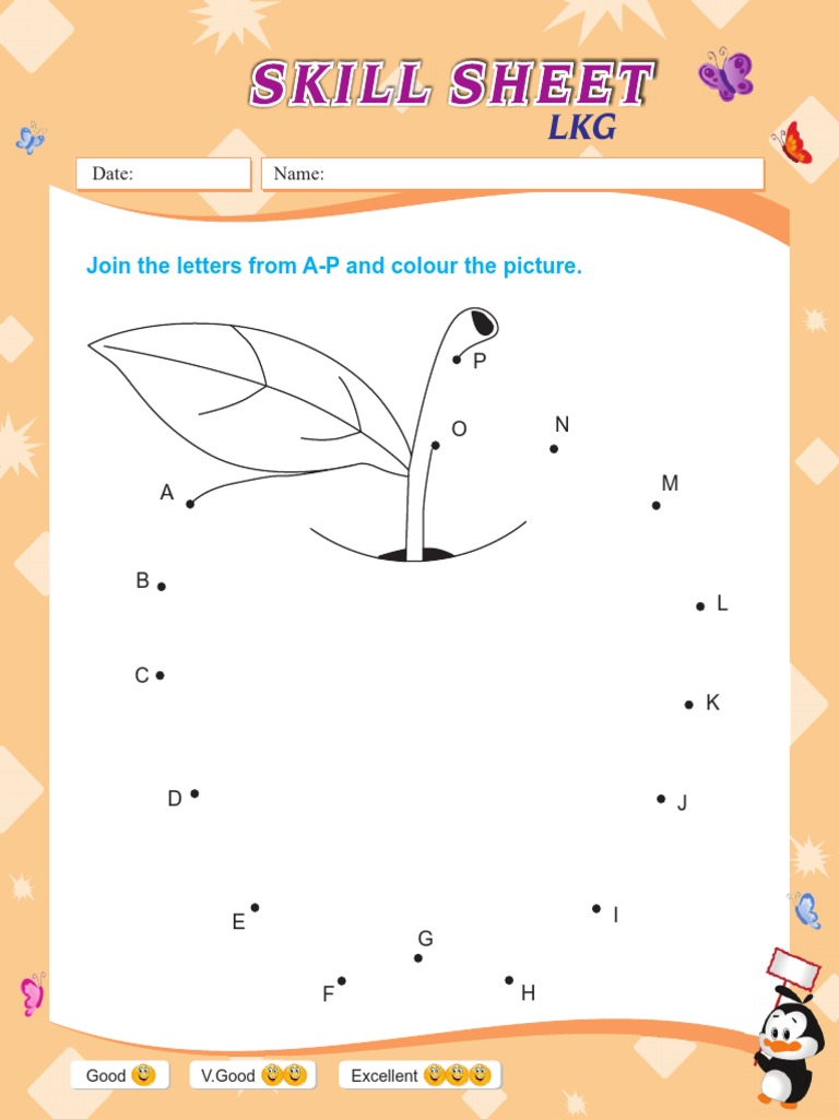 LKG English Worksheet 22 | PDF