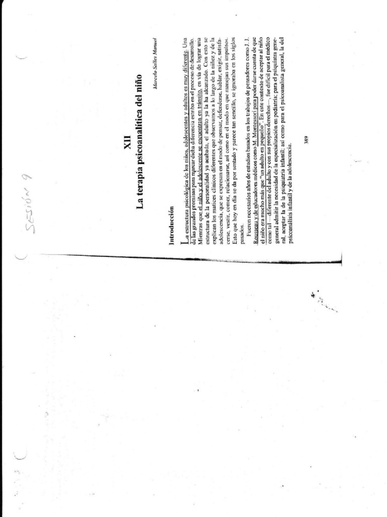 LA TERAPIA PSICOANALÍTICA DEL NIÑO.compressed | PDF