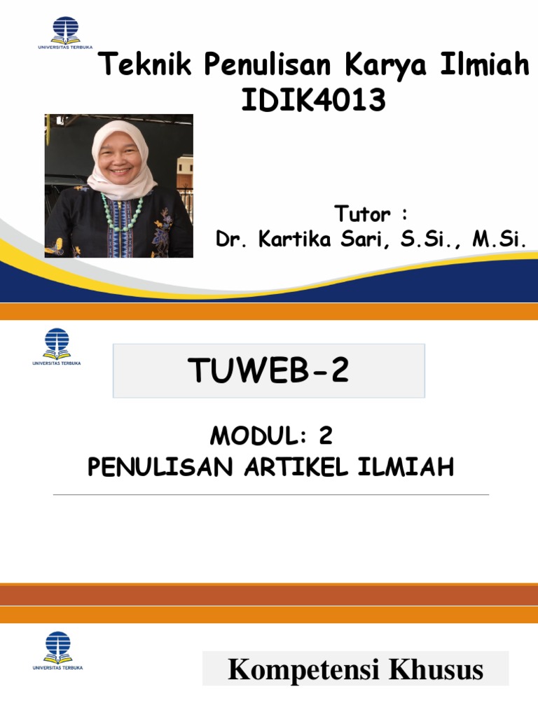 Struktur Penulisan Artikel Ilmiah | PDF | Seni & Disiplin Bahasa ...