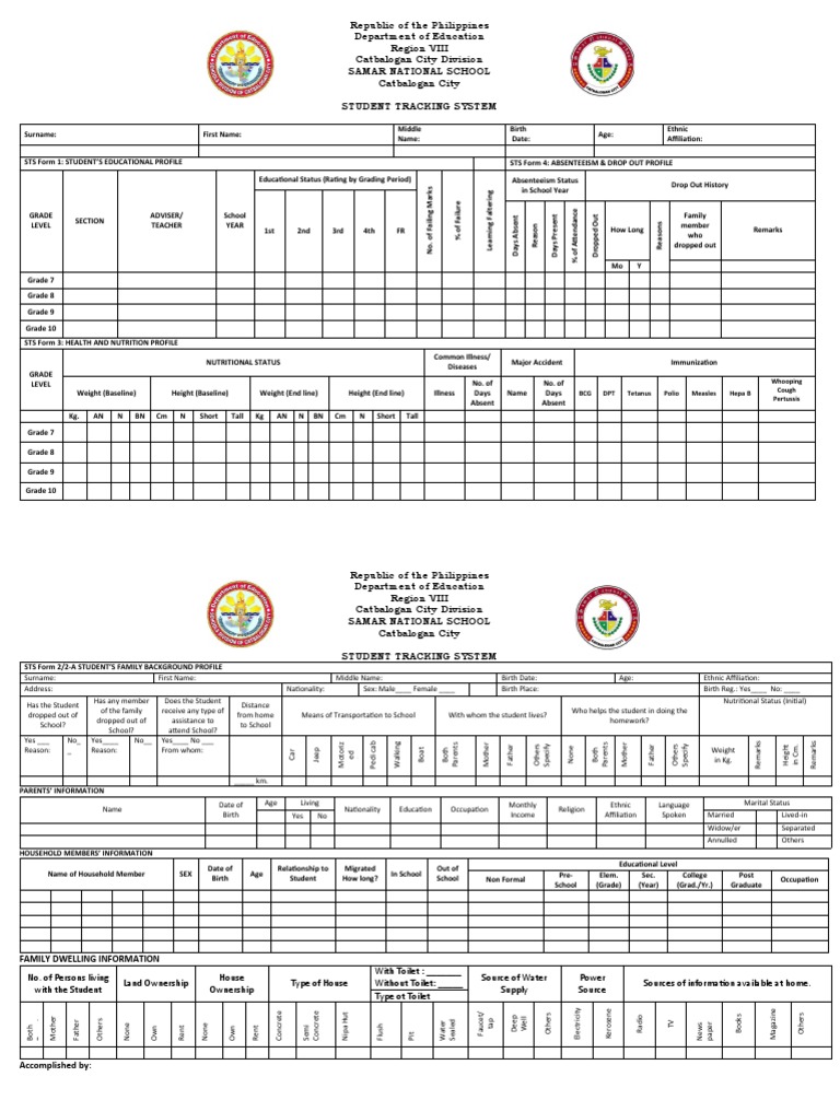 Student Tracking System Documentation | PDF | Public Health | Health Sciences