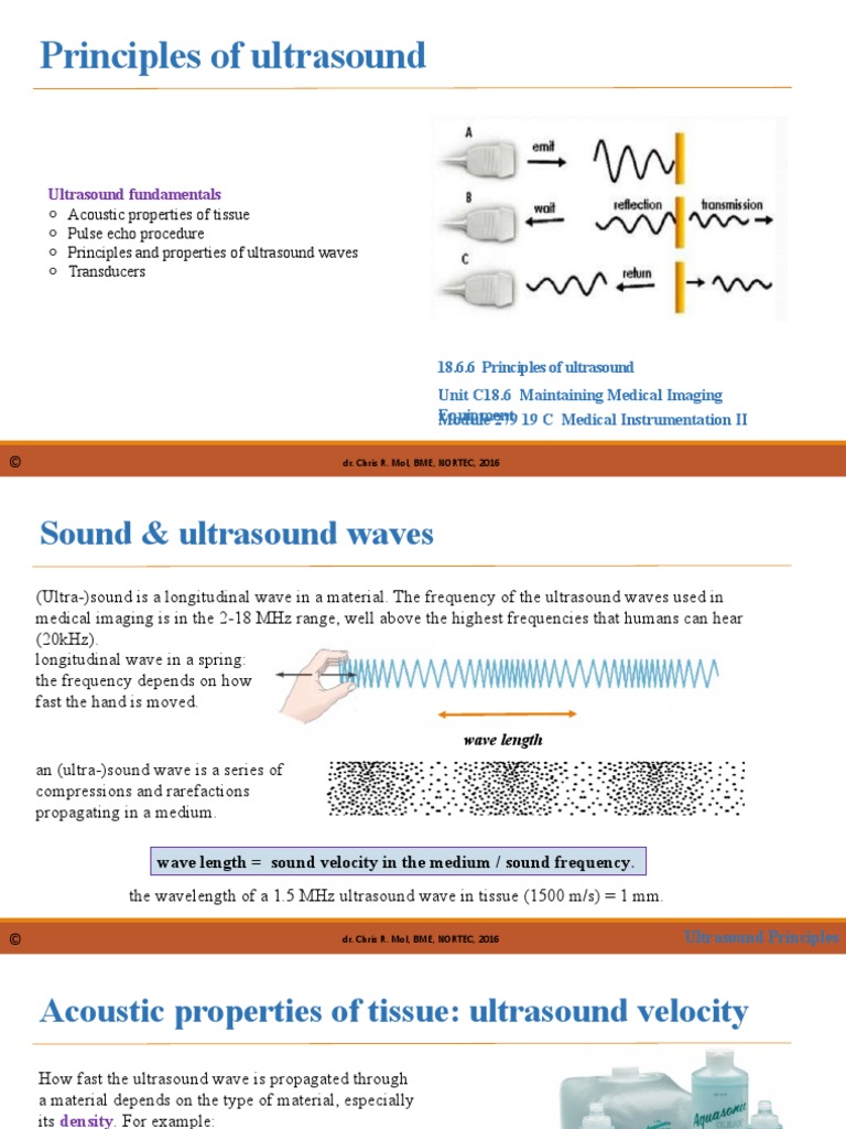 CM Principles of Ultrasound PP | PDF | Ultrasound | Medical Ultrasound