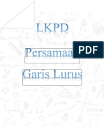 Modul Ajar Persamaan Garis Lurus | PDF