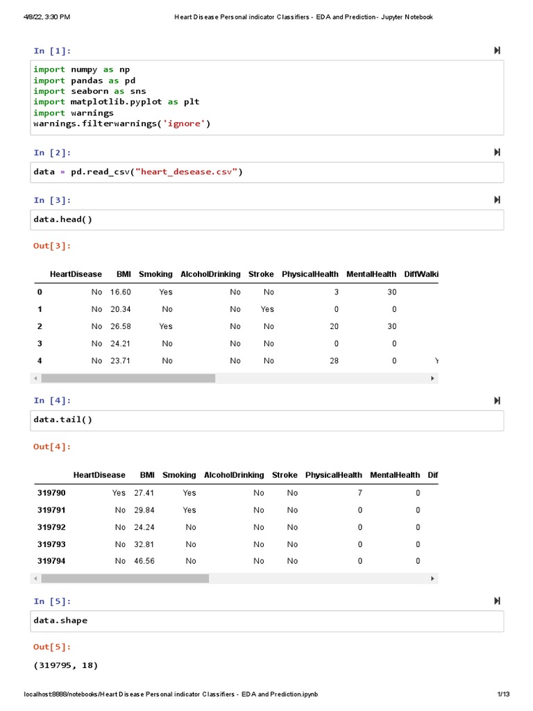 Heart Disease - EDA and Prediction | PDF | Medical Specialties ...