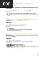 MoCA Test 8.2 Versión Mexicana | PDF | Cognición | Ciencia cognitiva