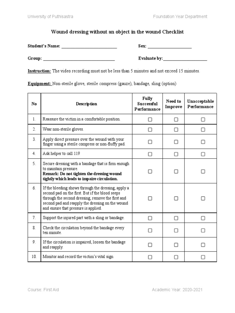 Simulation - 5 - Dressing For Severe Bleeding Without An Object in The ...