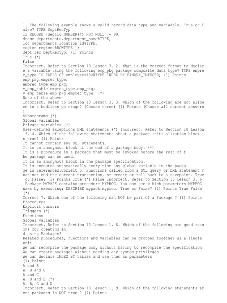 Mid Term 2 PLSQL | PDF | Pl/Sql | Computer Data
