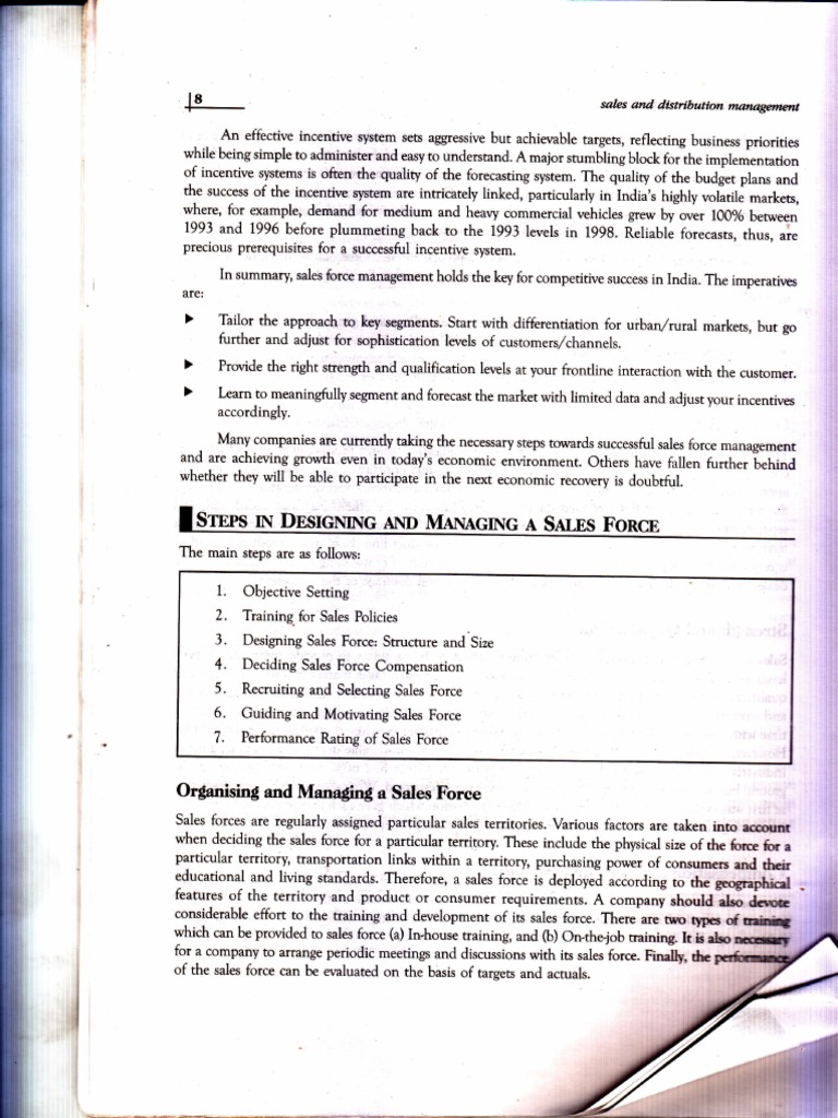 Sales & Distribution Management | PDF | Sales | Strategic Management