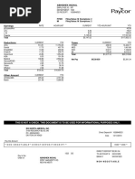 Military Pay Stub Template | PDF