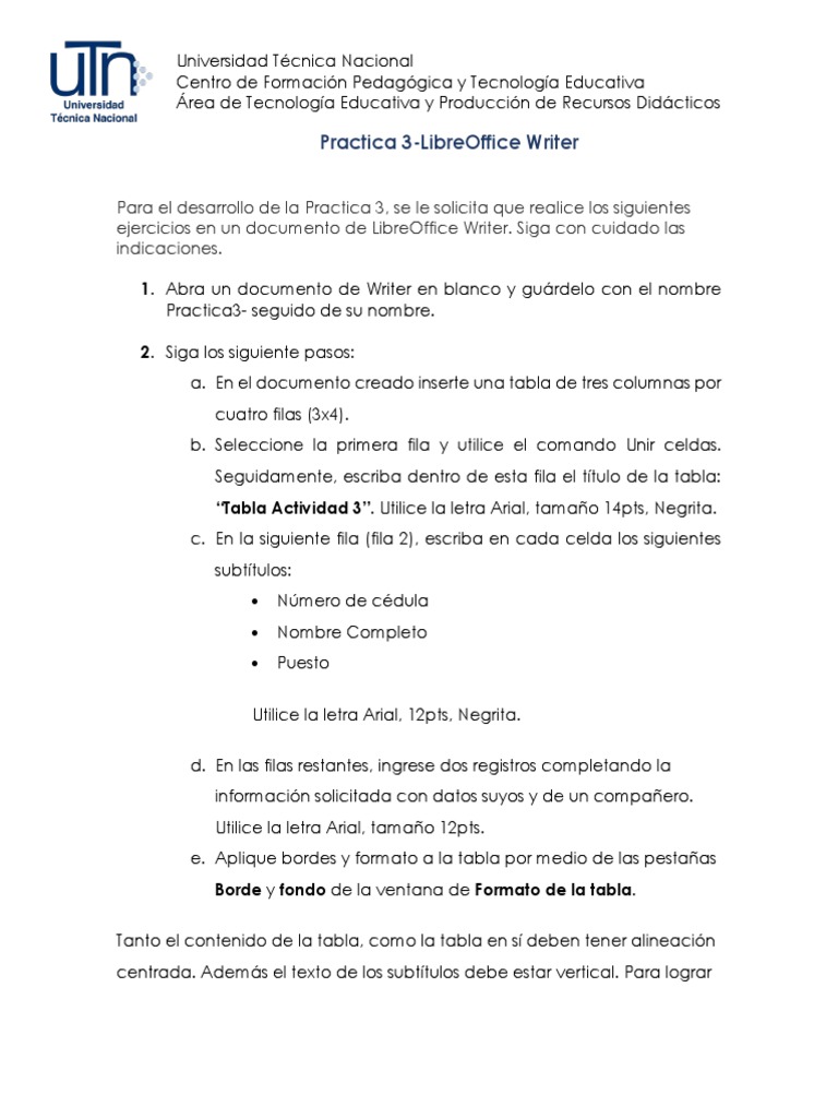 Practica 3 | PDF | Informática | Tecnologia Educacional