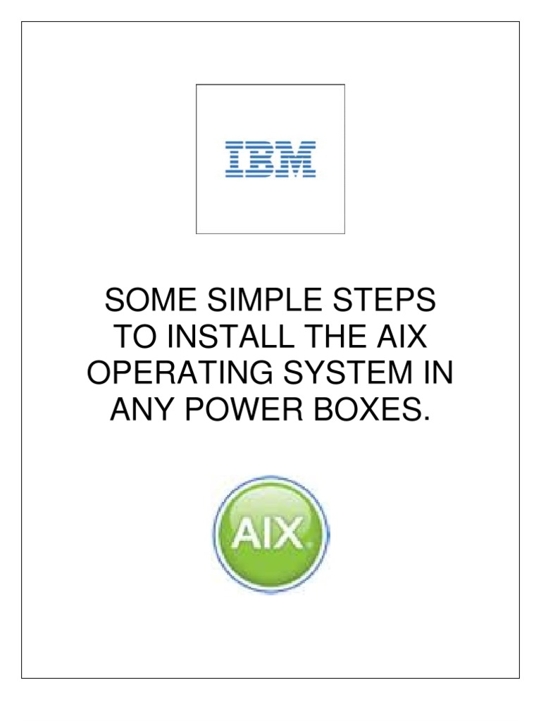 AIX Installation Guide for Beginners | PDF | Booting | Computer Engineering