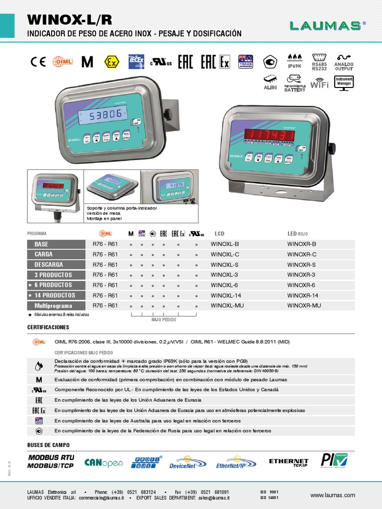 Winox L R - Es | PDF | Electrónica | Telecomunicaciones