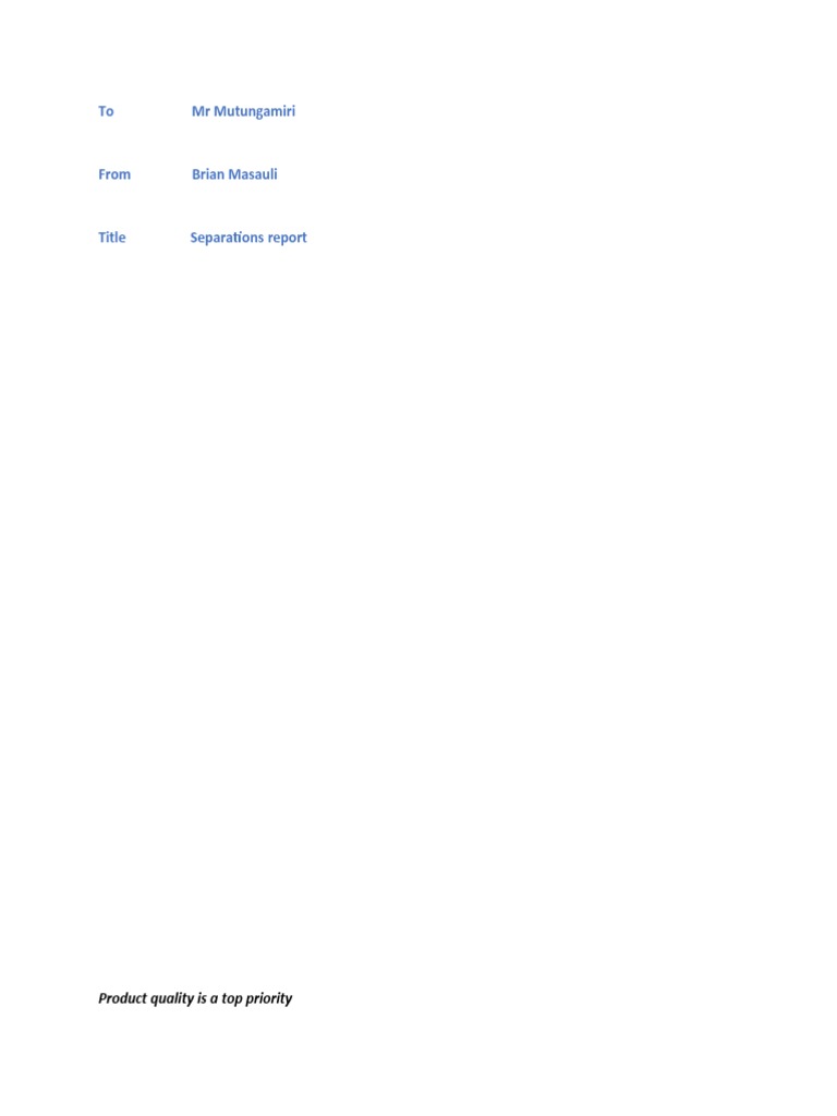 Centrifugal Separator Report | PDF | Brewing | Heat Exchanger