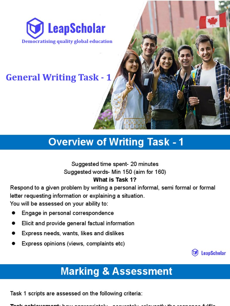 General Writing Task 1 | PDF | Word | Linguistics