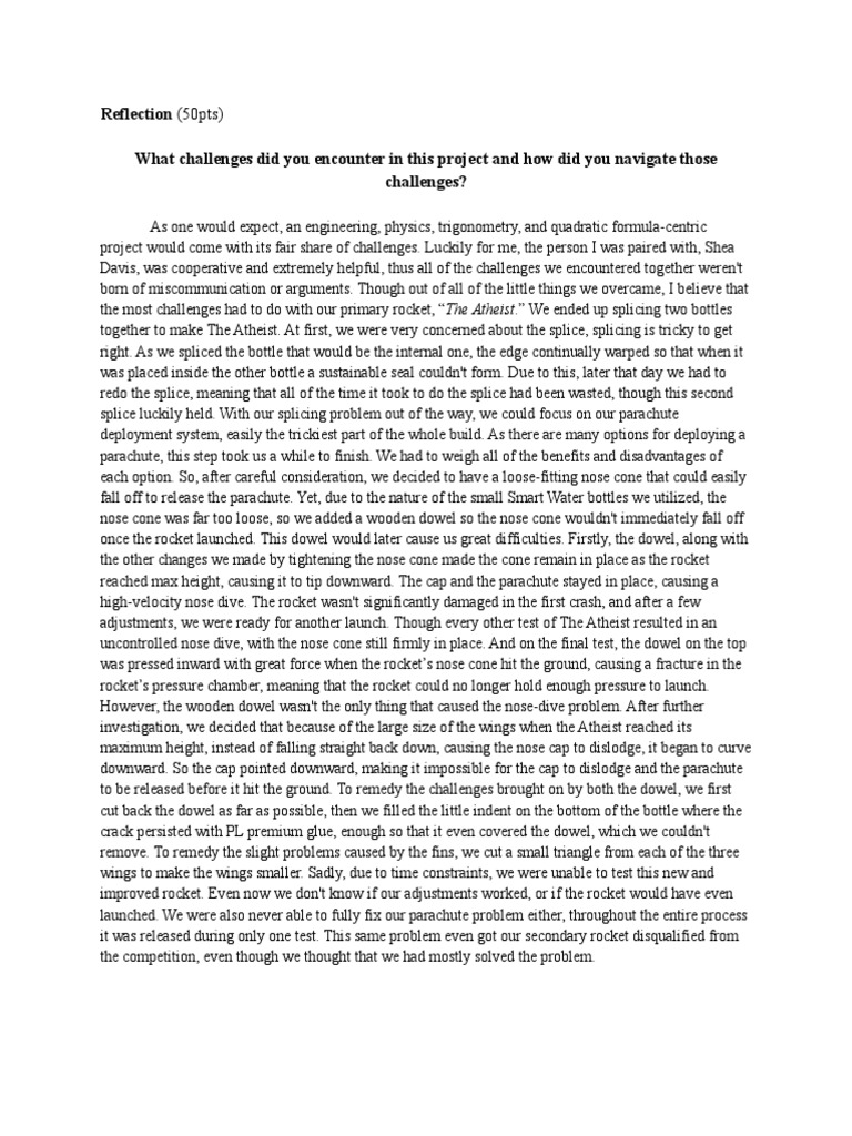 Rocket Reflection | PDF | Rocket | Design