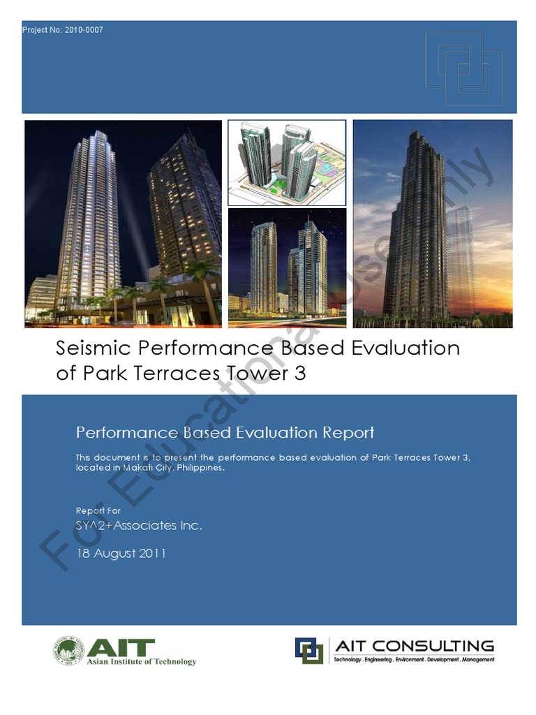A Sample Performance-Based Design Report For Structural Designers | PDF ...