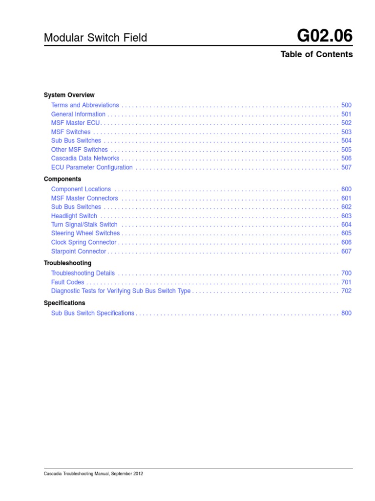 Modular Switch Field | PDF | Switch | Headlamp