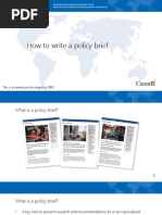 Briefing Note Format Example | PDF