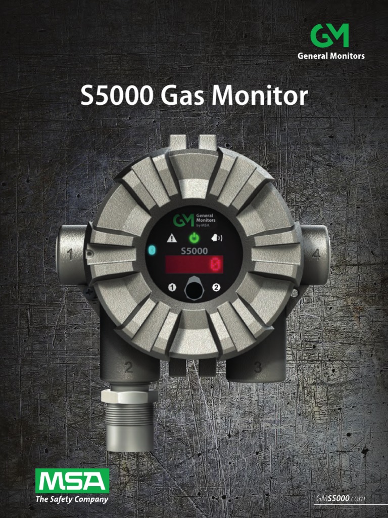 General Monitors S5000 Gas Detector brochure-EN | PDF | Sensor ...