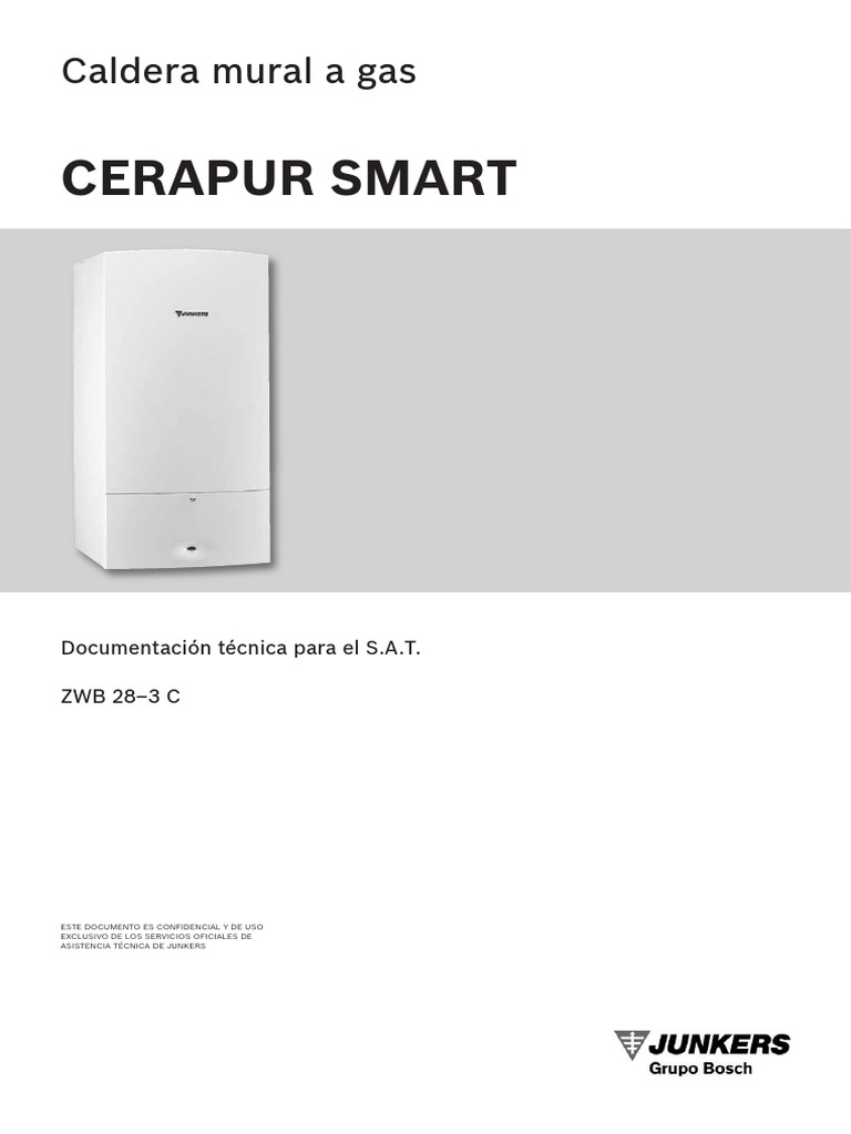Cerapur Smart ZWB 28-3 C Manual Del Usuario | PDF | Agua | Bienes ...