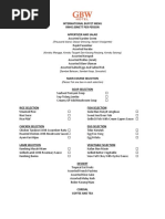 4 & 5 Course Western Set Dinner Menu | PDF | Sauce | Desserts