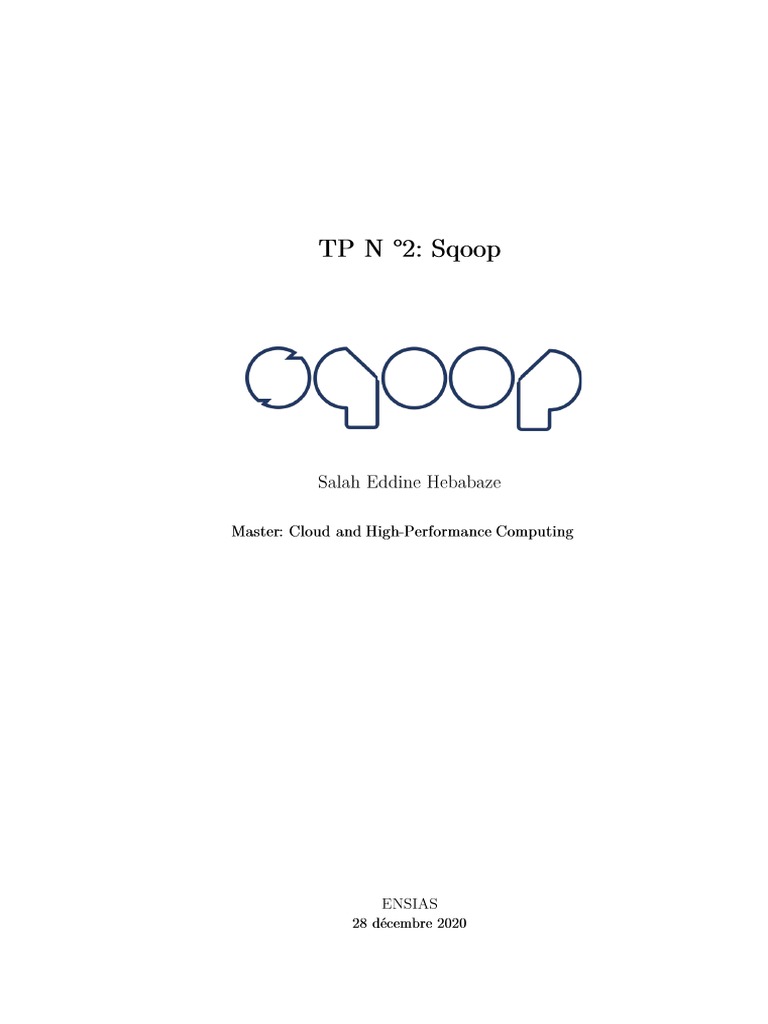 TP Sqoop | PDF
