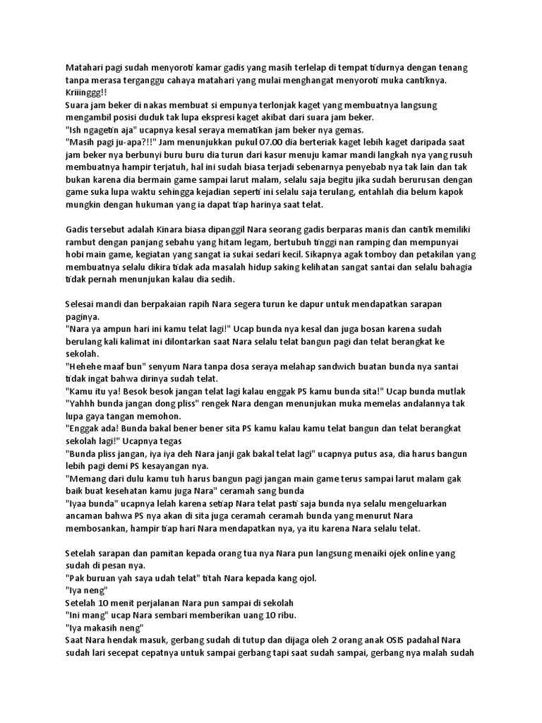 Cerpen Nisa 9B | PDF