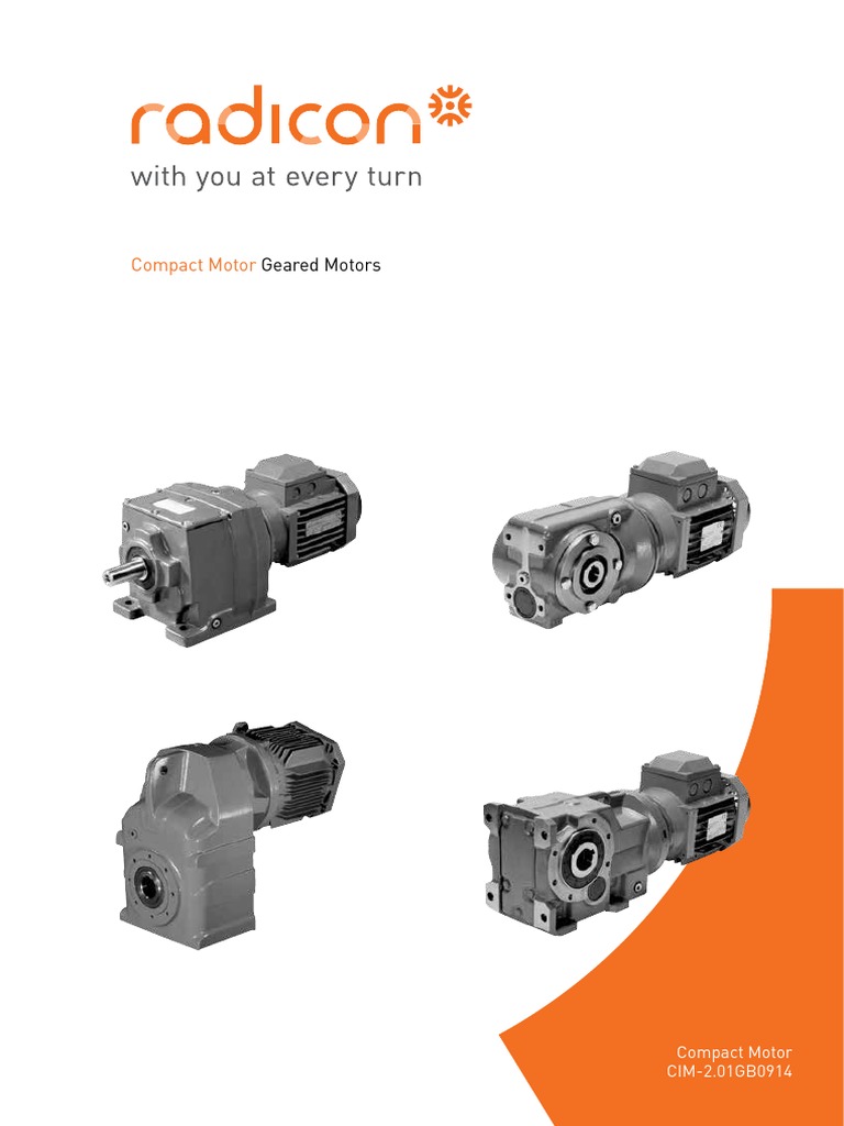 Radicon Compact Motors | PDF | Gear | Transmission (Mechanics)