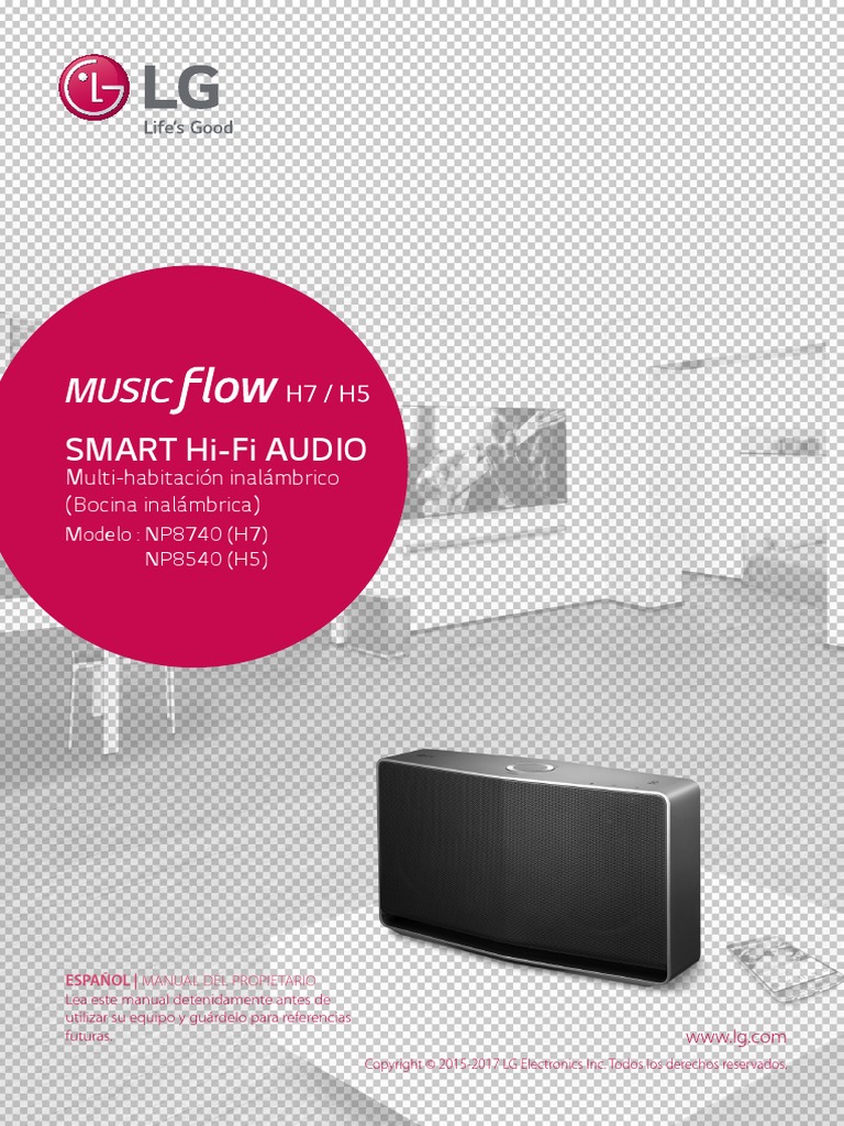 LG Speaker | PDF | Altoparlante | Aplicación movil