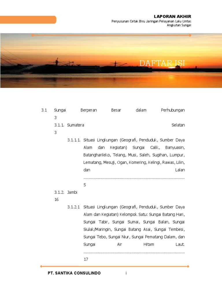Daftar Isi, Tabel & Gambar | PDF